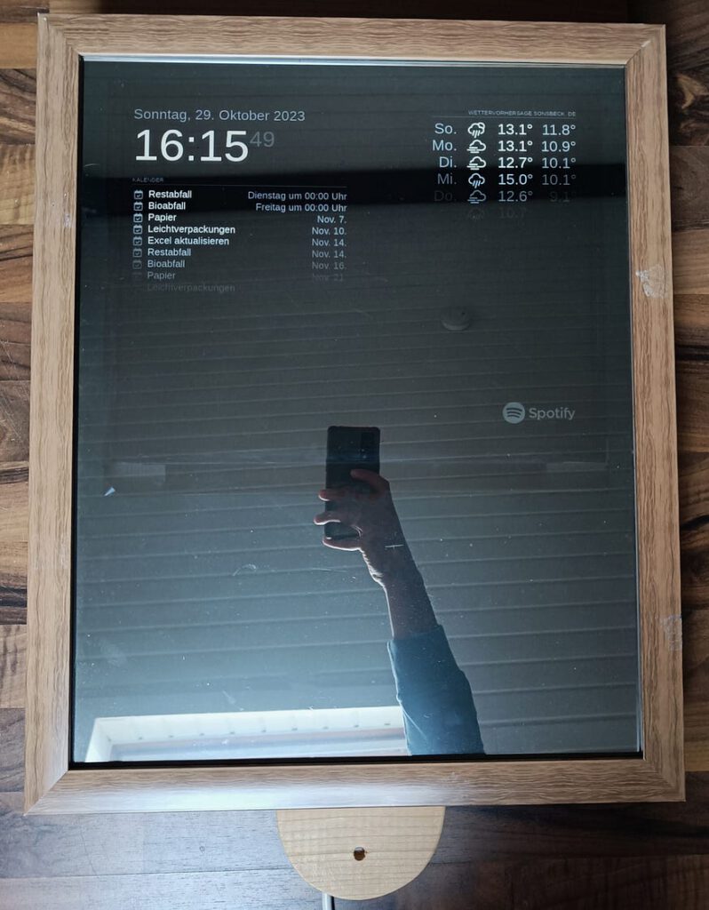 MagicMirror: Build Your Own Magic – Hobby-Project